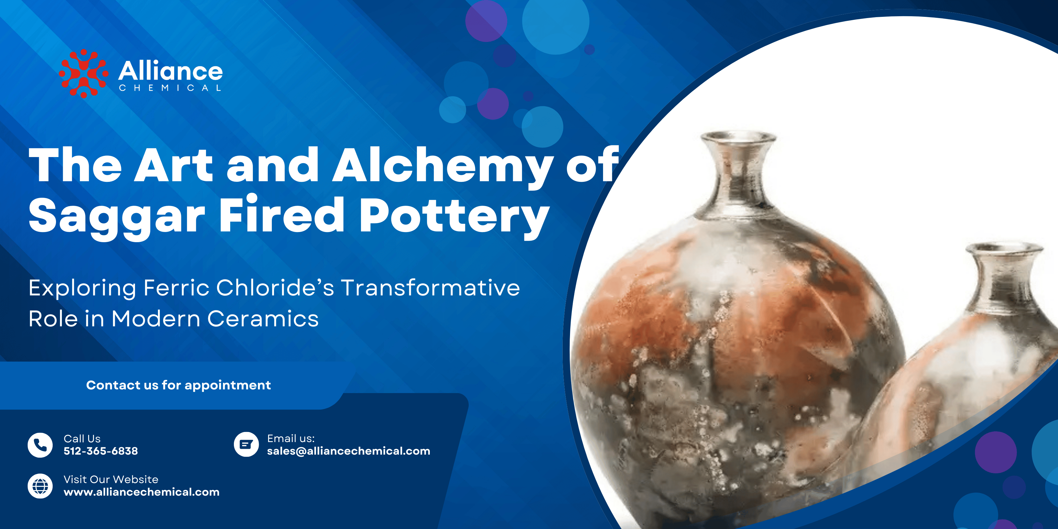 The Art and Alchemy of Saggar Fired Pottery: Exploring Ferric Chloride – Alliance Chemical