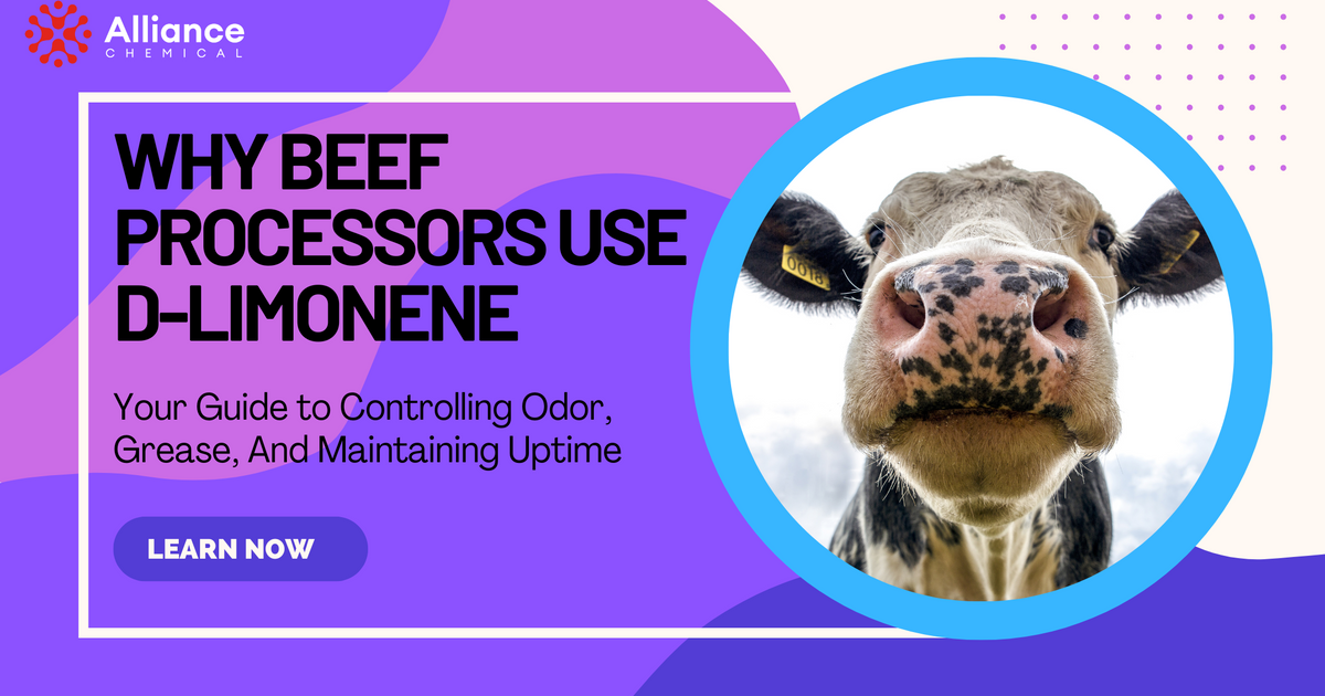 D-Limonene in Beef Processing: Odor, Grease & Uptime Guide