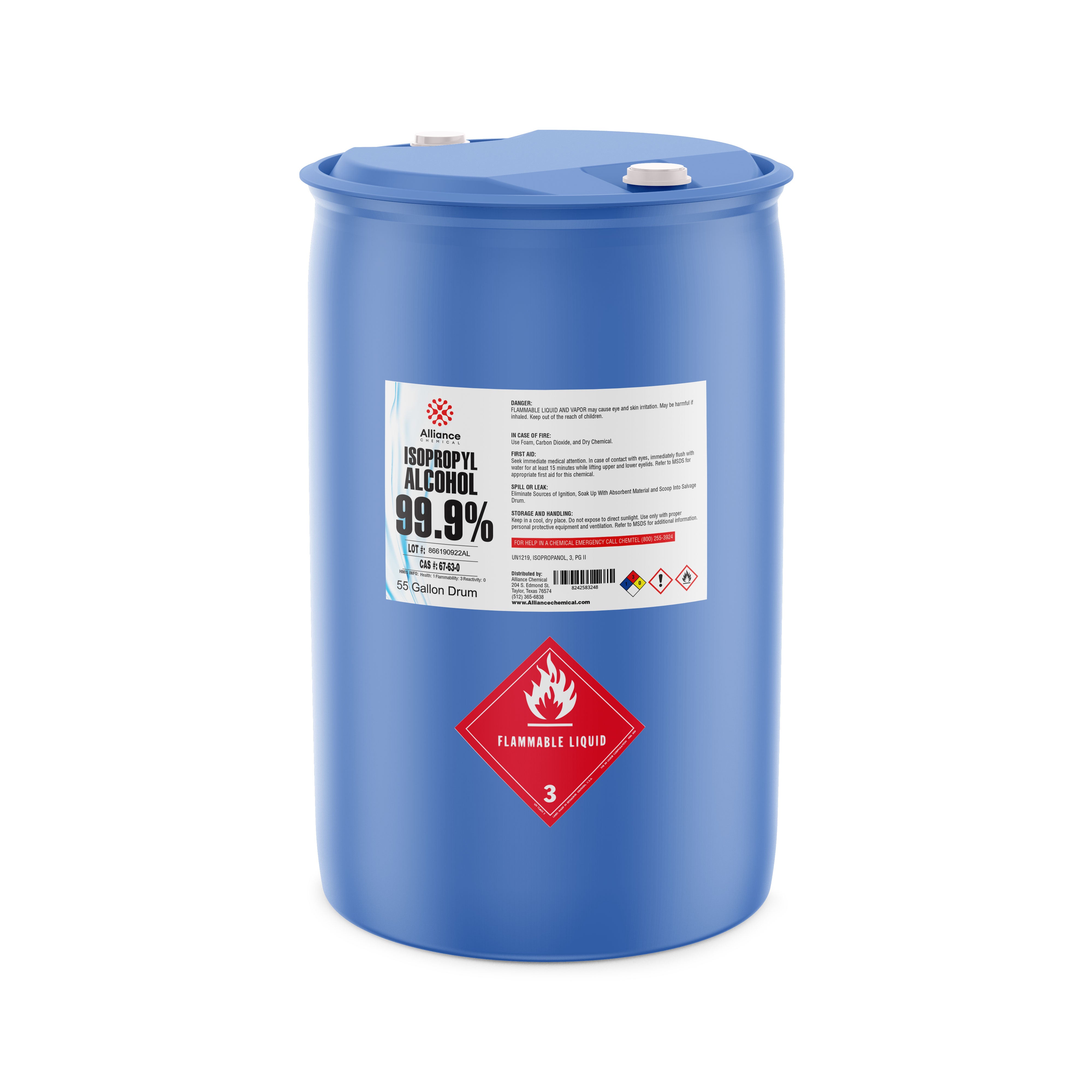 IPA 99.9% ACS Reagent Grade | Alliance Chemical